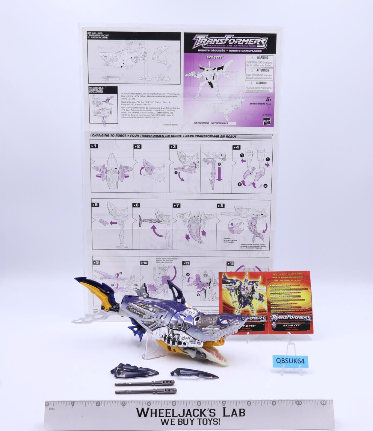 Sky-Byte 100% Complete Transformers Robots in Disguise 2001 Hasbro ...
