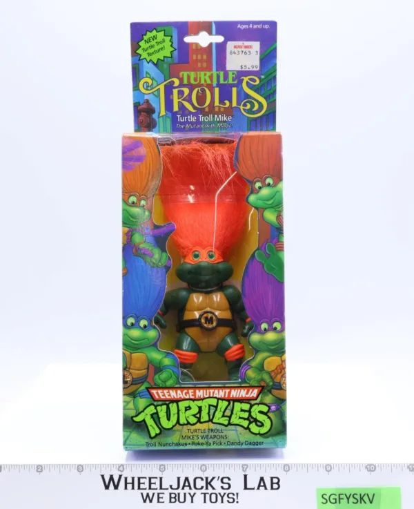 Turtle Troll Mike Teenage Mutant Ninja Turtles TMNT 1992 Playmates NEW ...