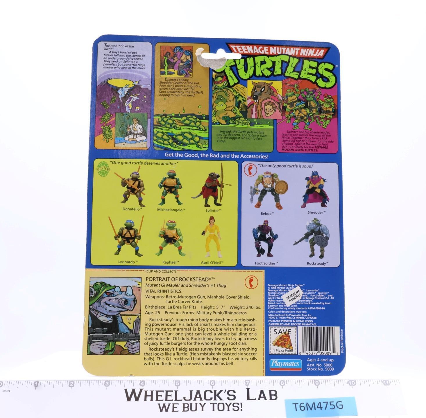 Rocksteady POP-UP DISPLAY Teenage Mutant Ninja Turtles TMNT 1988 ...