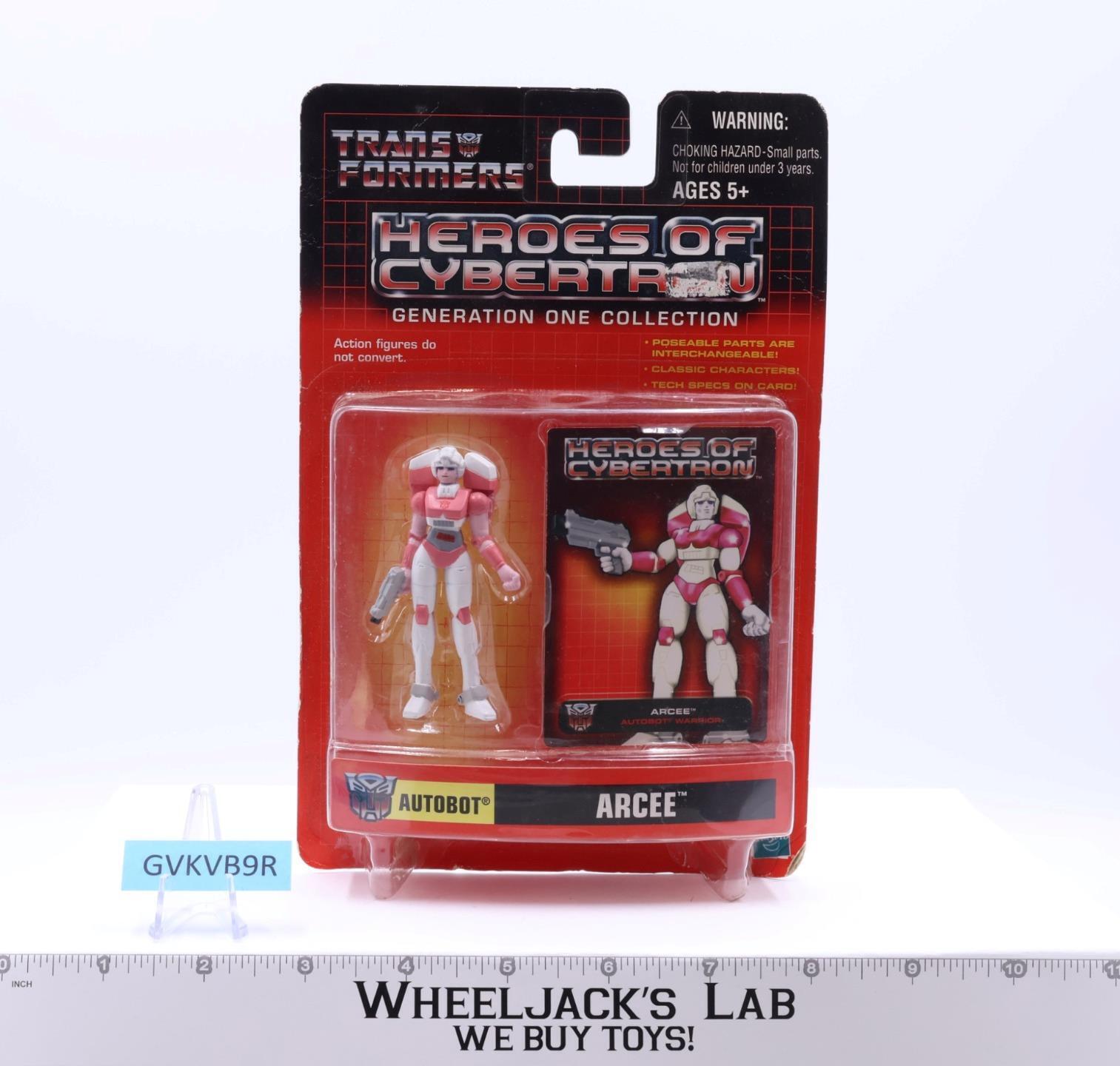 Arcee MOSC NEW Heroes of Cybertron HOC Transformers Hasbro 2001 Action ...