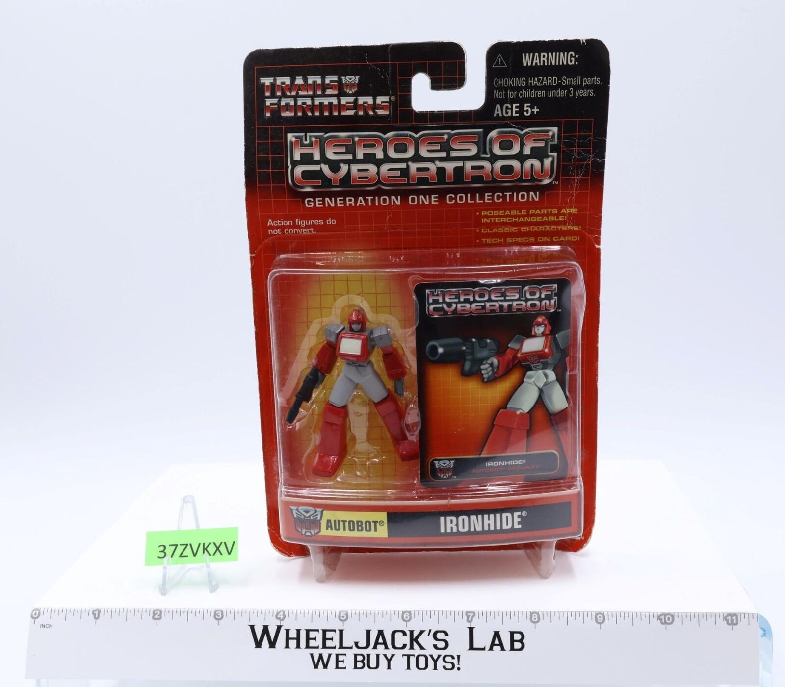 Ironhide Heroes of Cybertron HOC Transformers Hasbro 2001 NEW MOSC ...