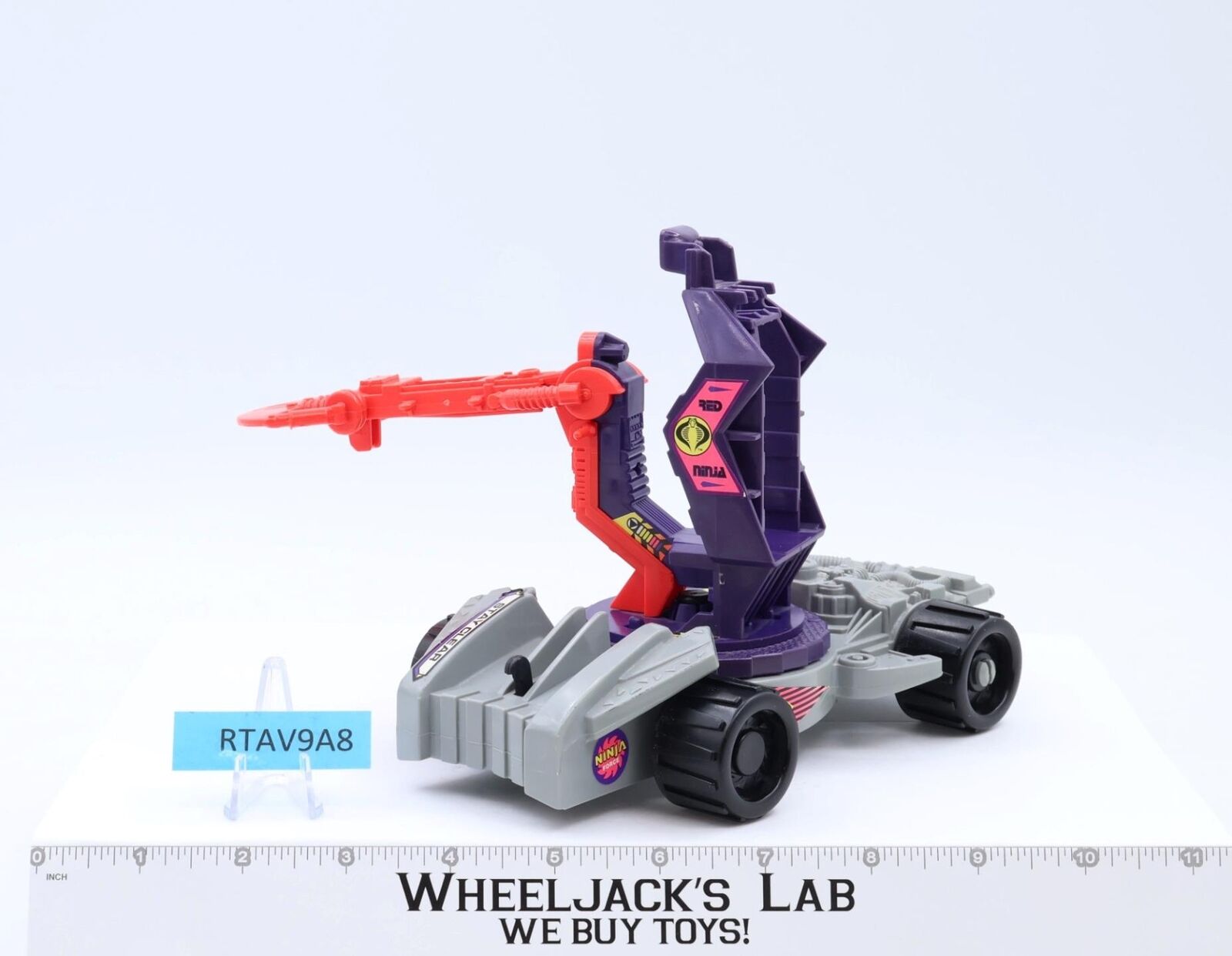 Ninja Raider Battle Ax GI Joe Ninja Force 1993 Hasbro Action Figure ...