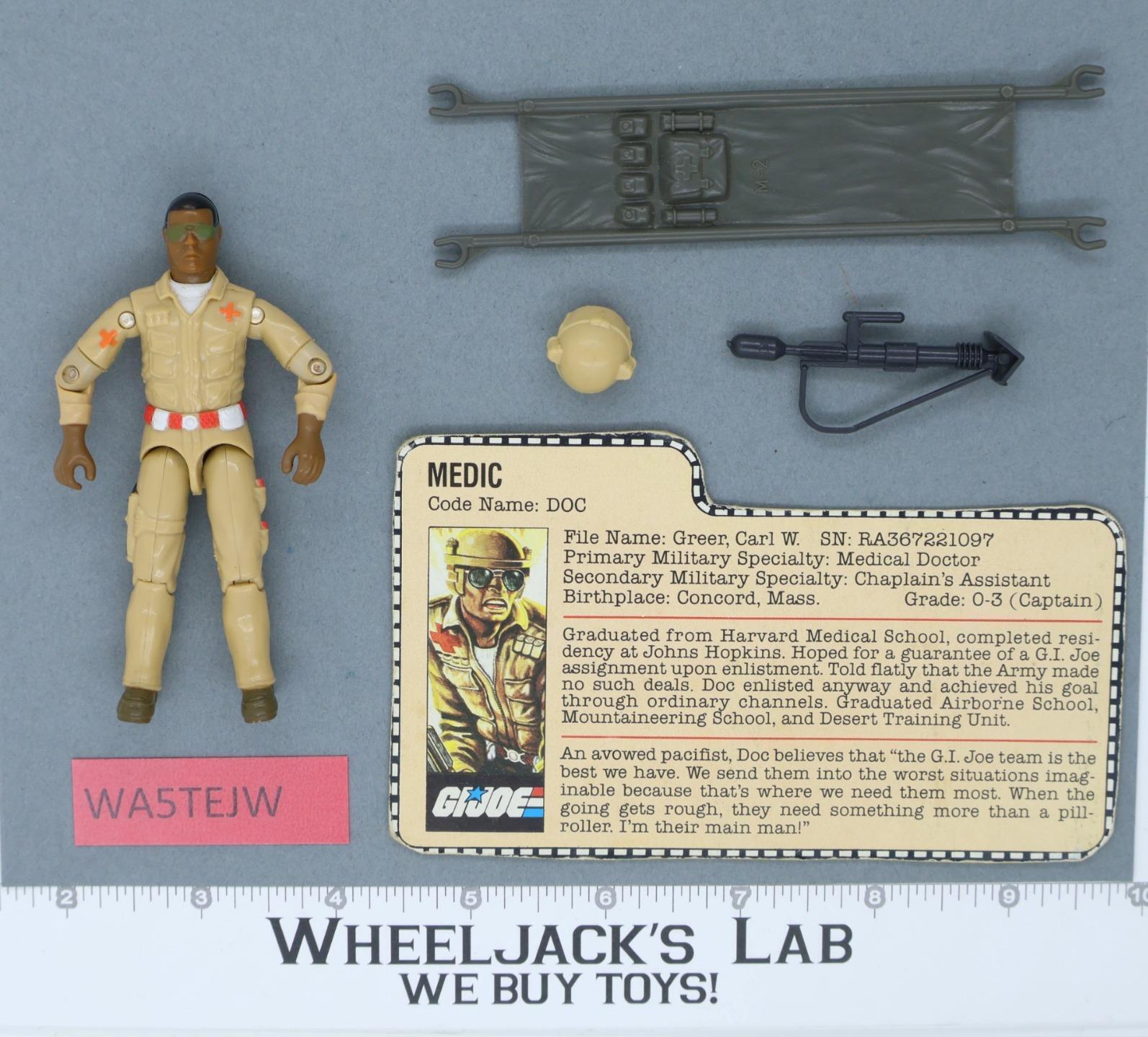 Doc V1 100% Complete G.I. Joe 1983 Hasbro Vintage Action Figure ...