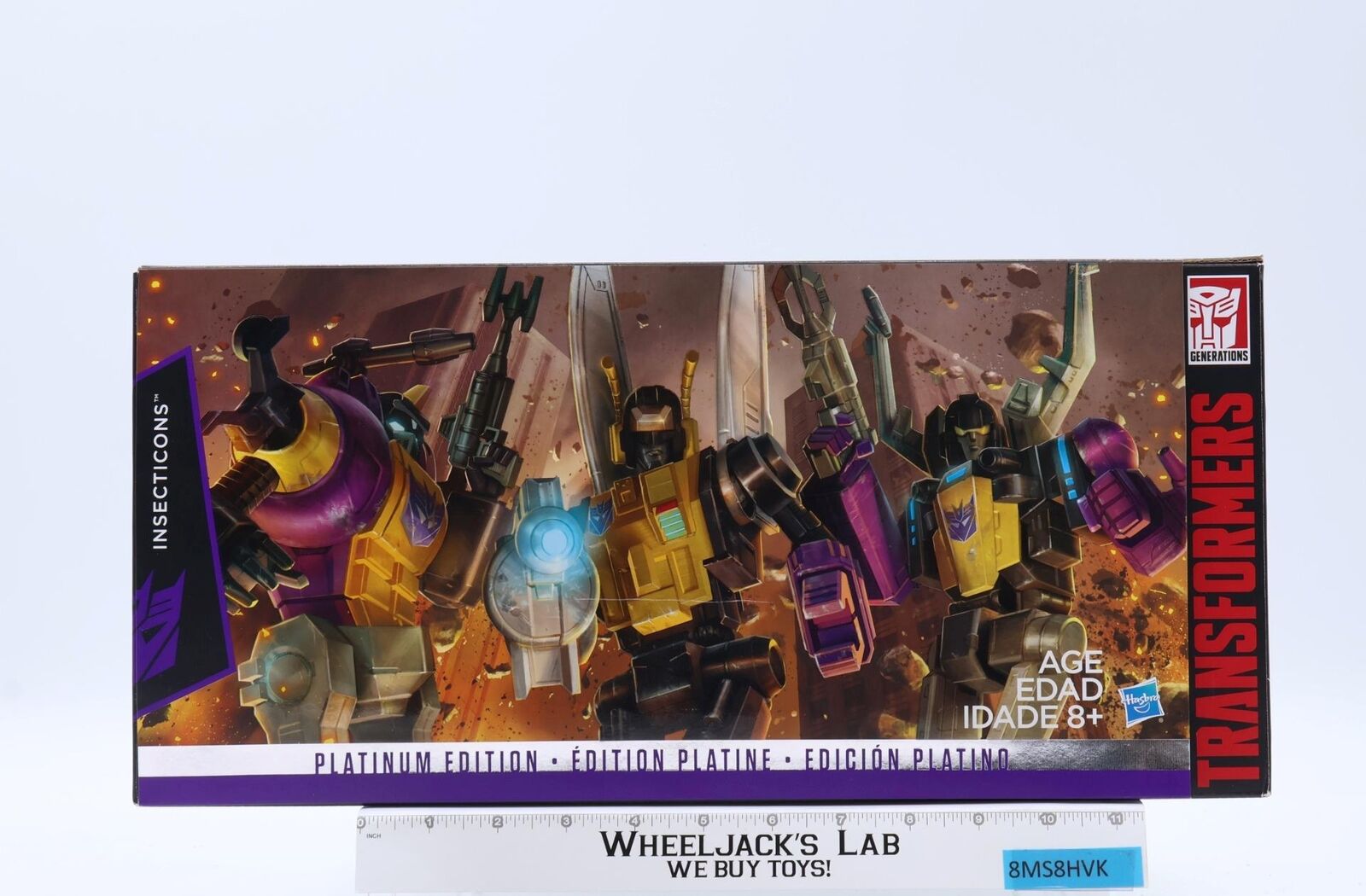 Insecticons Platinum Edition Transformers Generations 2014 Hasbro Set ...