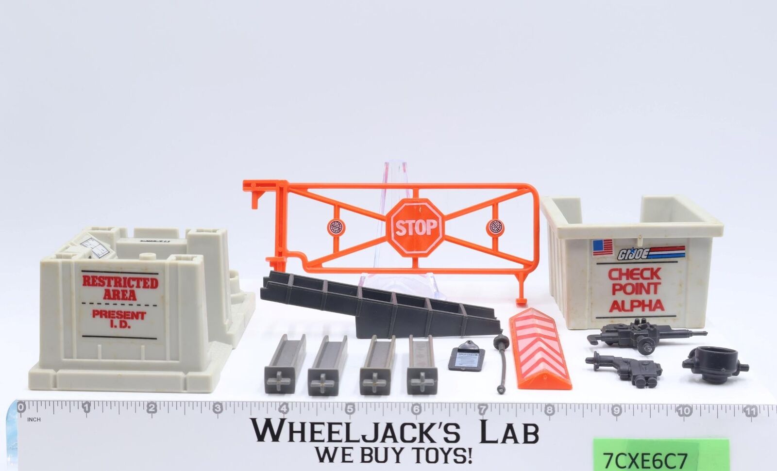 Check Point Alpha Battle Station 100% Complete GI Joe 1985 Hasbro ...