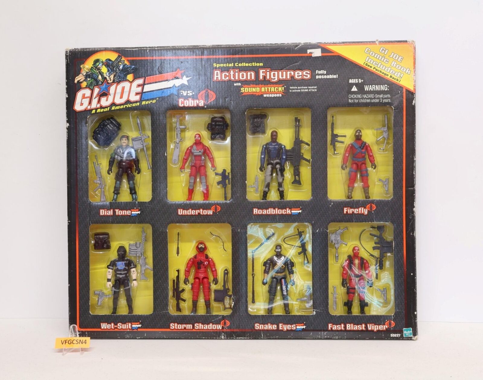 Special Collection 8-Pack GI Joe vs Cobra 2002 Hasbro Action Figure SetNEW MIB - Wheeljack's Lab