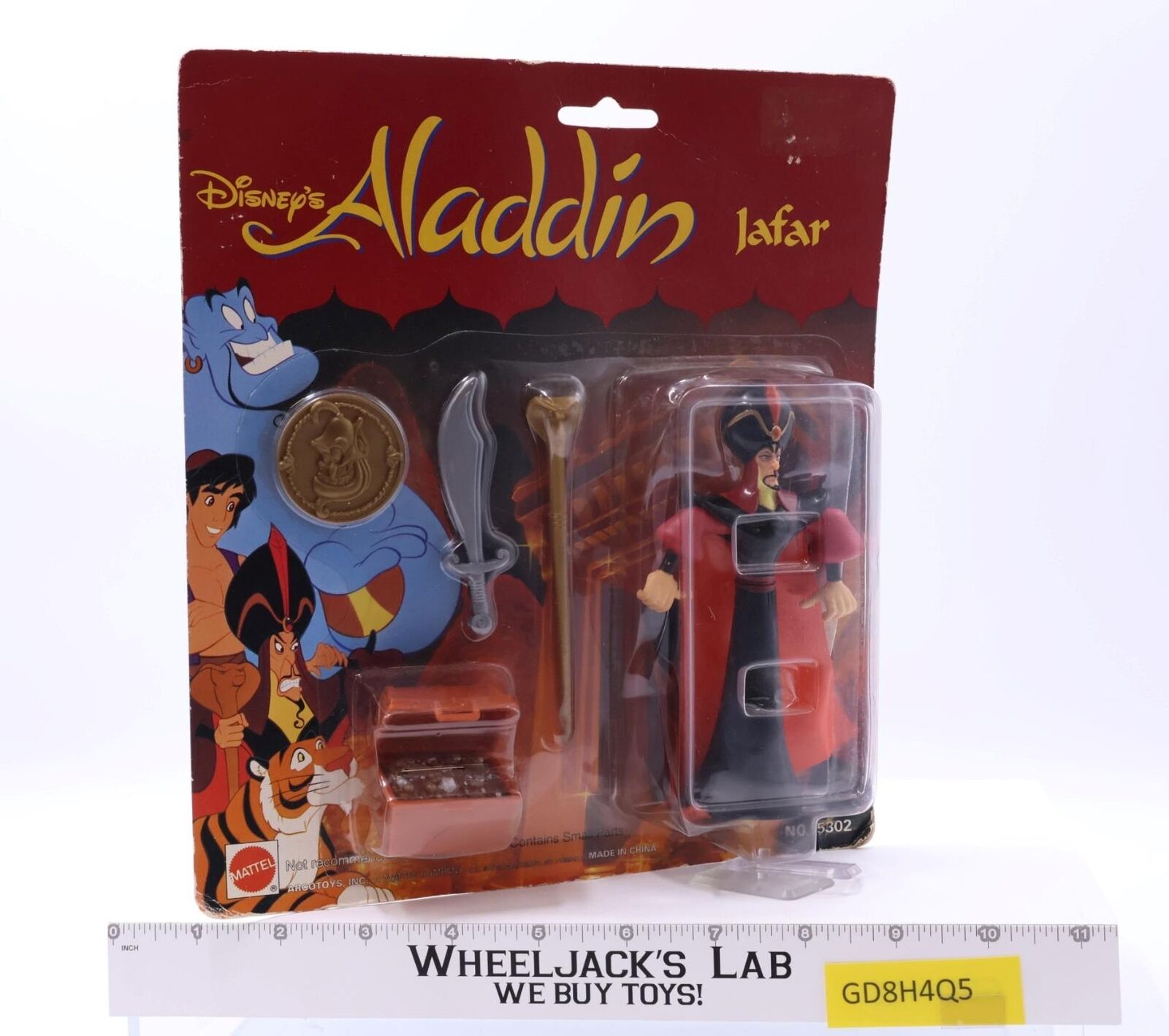 Jafar Disney's Aladdin 1992 ArcoToys Mattel Action Figure NEW MOSC ...