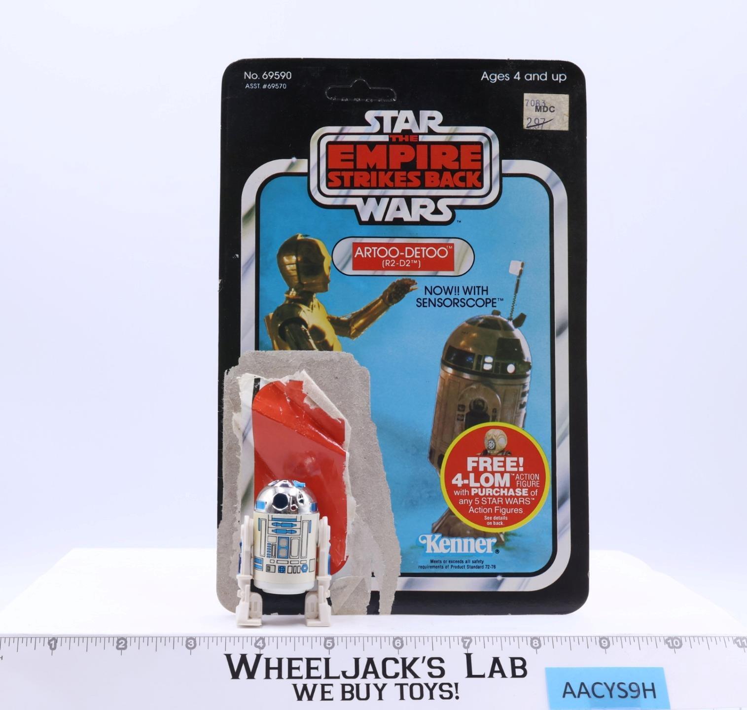 R2-D2 Sensorscope 100% Complete 47 Back-A Star Wars 1982 Kenner NO ...