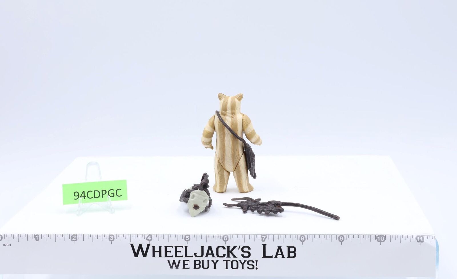 Logray Ewok 100% Complete 65 Back-C Star Wars ROTJ 1983 Kenner Figure ...