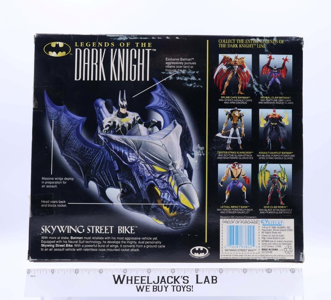 Skywing Street Bike Batman Legends Of The Dark Knight 1996 Kenner NEW ...