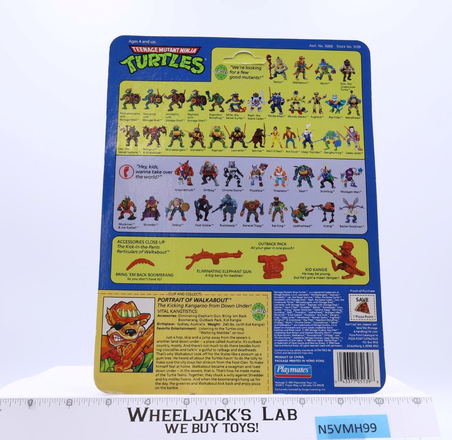 Walkabout Teenage Mutant Ninja Turtles TMNT 1991 Playmates NEW MOSC ...