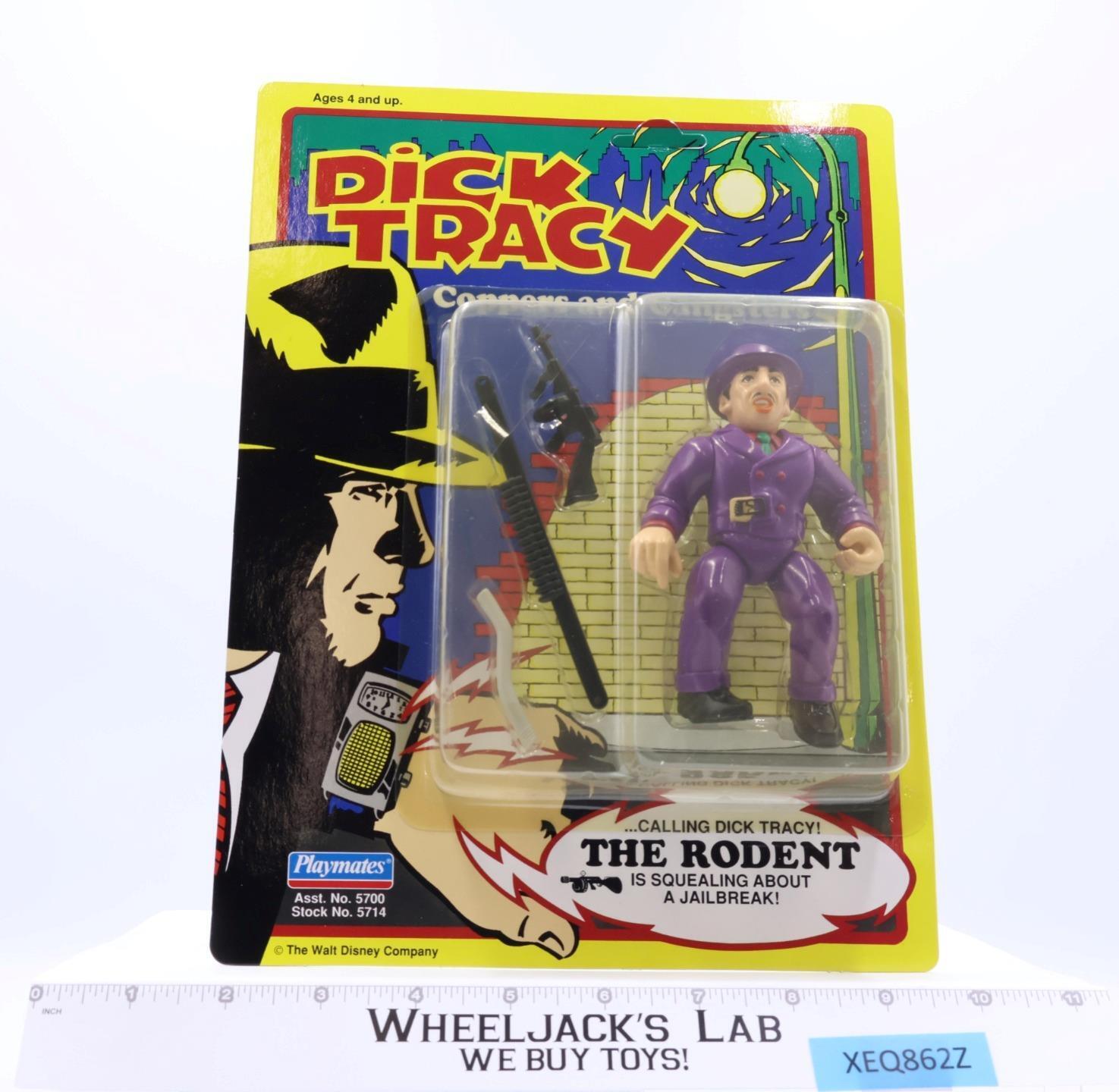 The Rodent Coppers & Gangsters Dick Tracy 1990 Playmates 5" Figure NEW ...