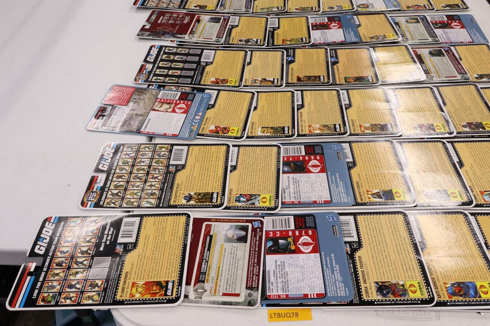Lot of 41 Action Figure Cardbacks GI Joe 2000s-2010s Hasbro - Wheeljack ...