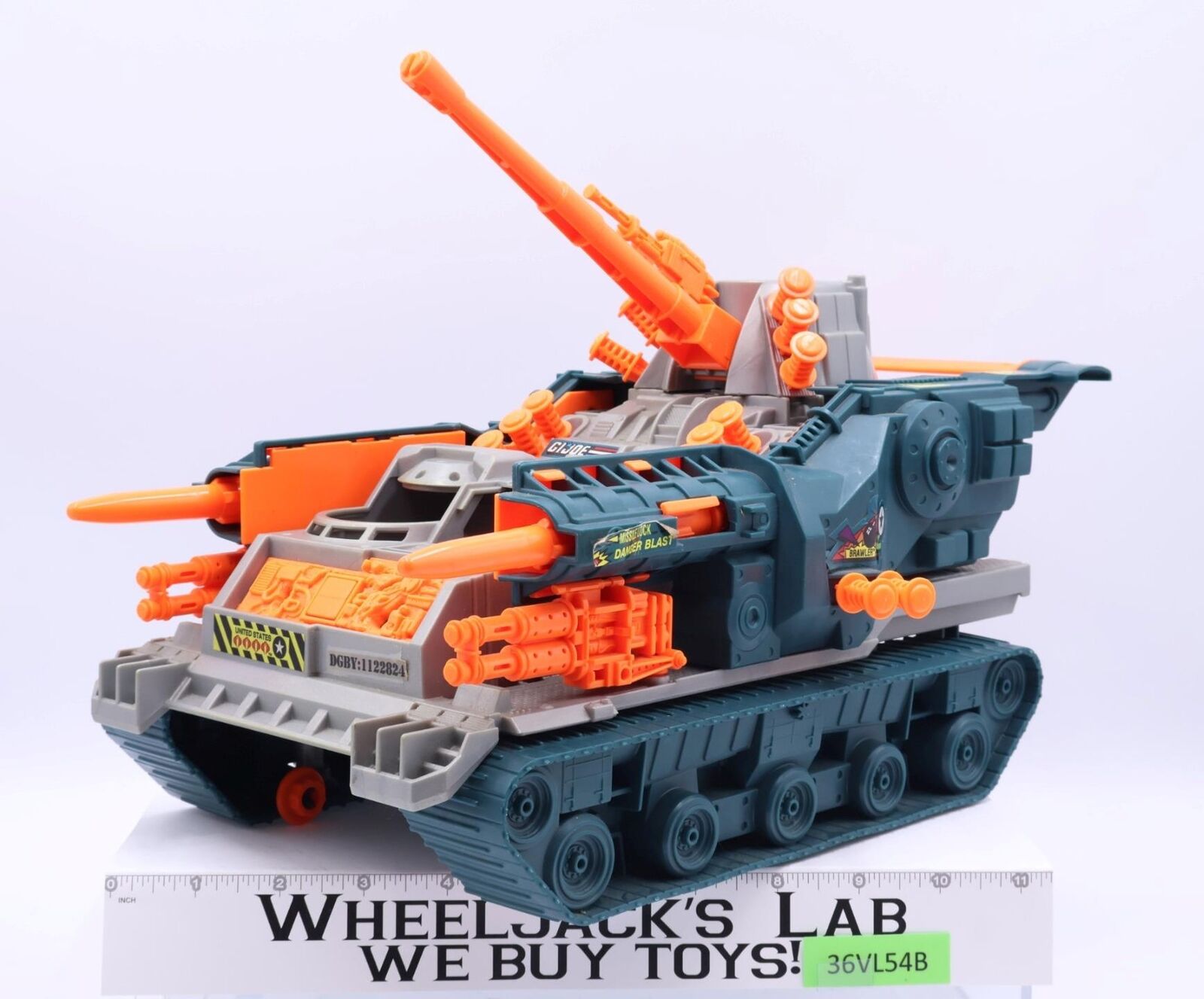 Brawler Tank 100% Complete GI Joe 1991 Hasbro Vintage Action Figure ...