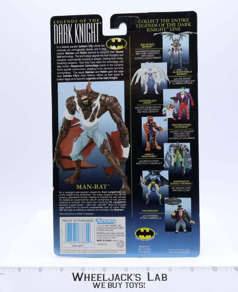 Man-Bat Legends Of The Dark Knight 1997 Kenner NEW MOSC Figure ...