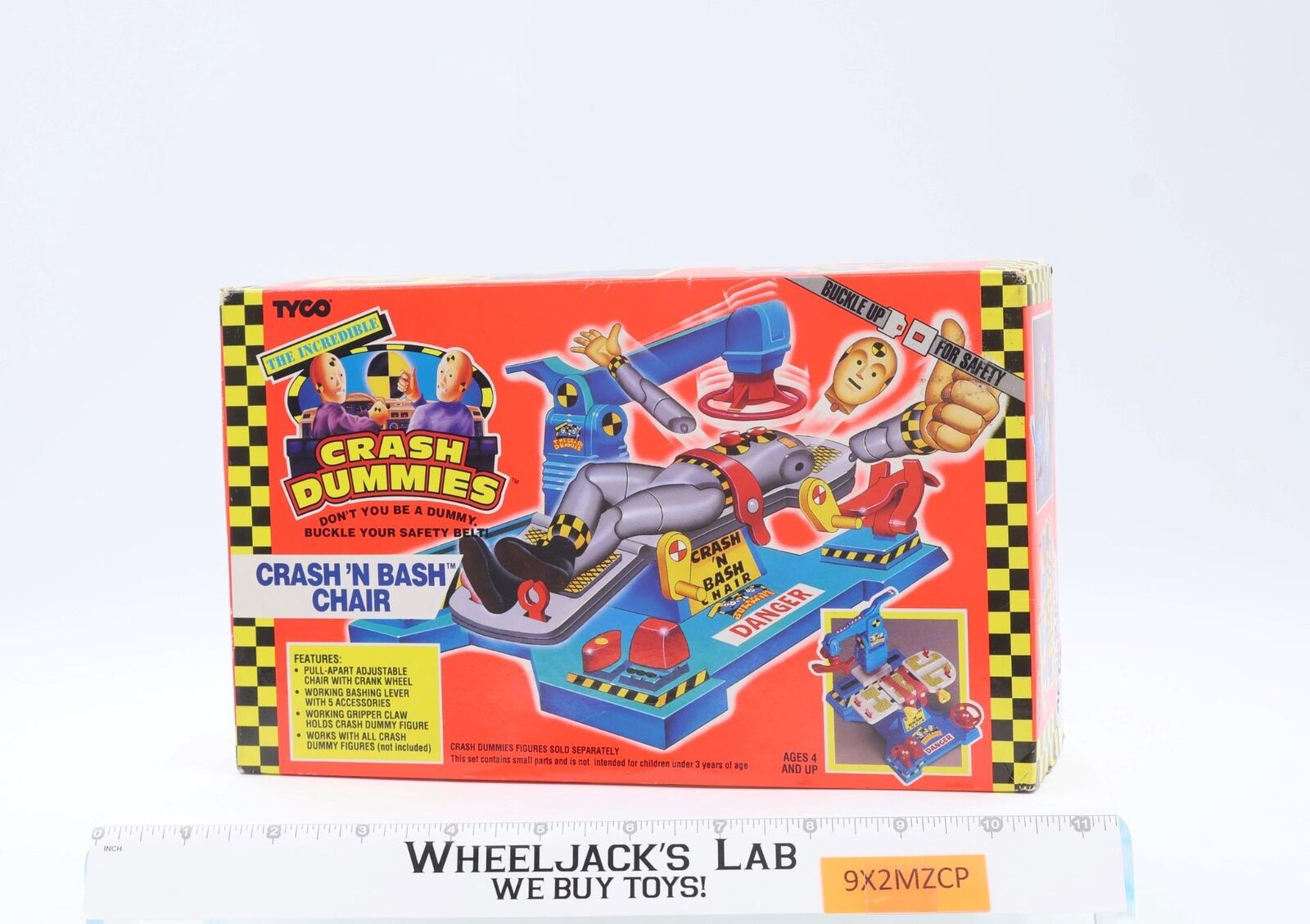Crash 'N Bash Chair The Incredible Crash Dummies 1991 Tyco NEW SEALED ...