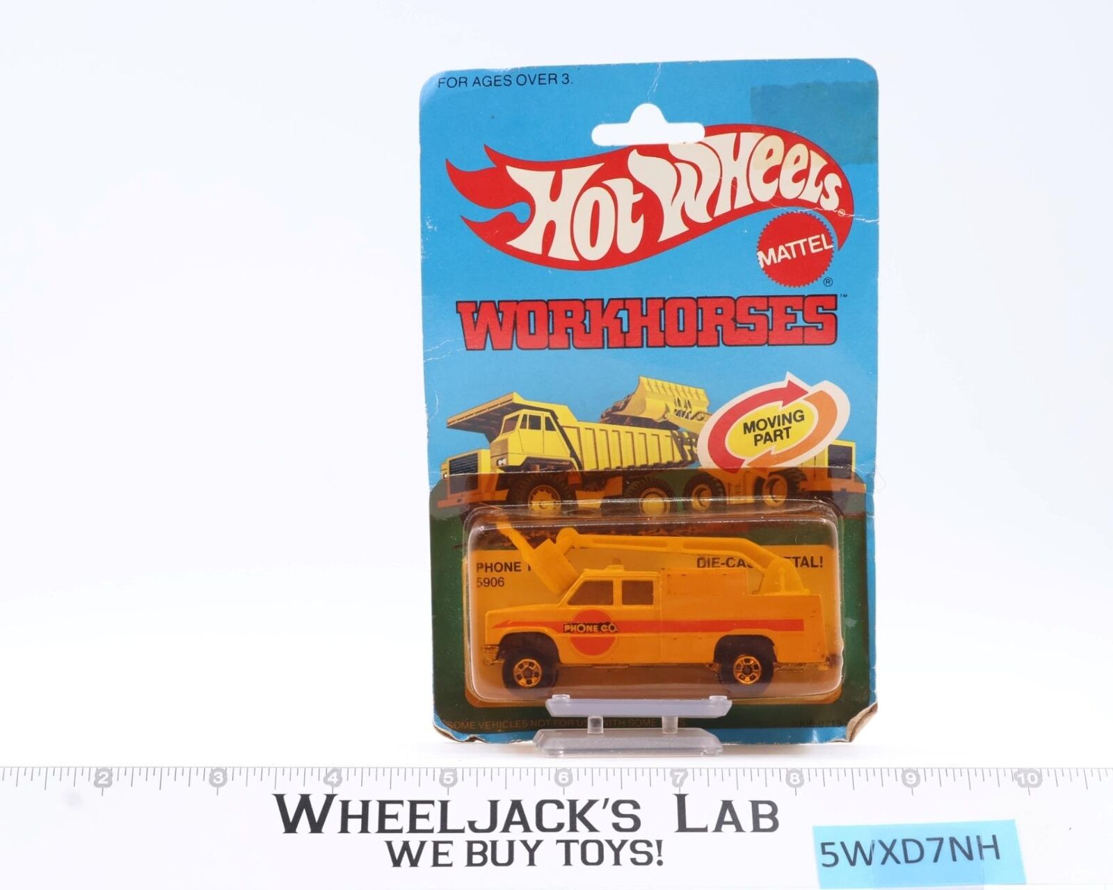 #5906 Phone Truck Hot Wheels Workhorses 1979 Mattel NEW MOSC SEALED ...