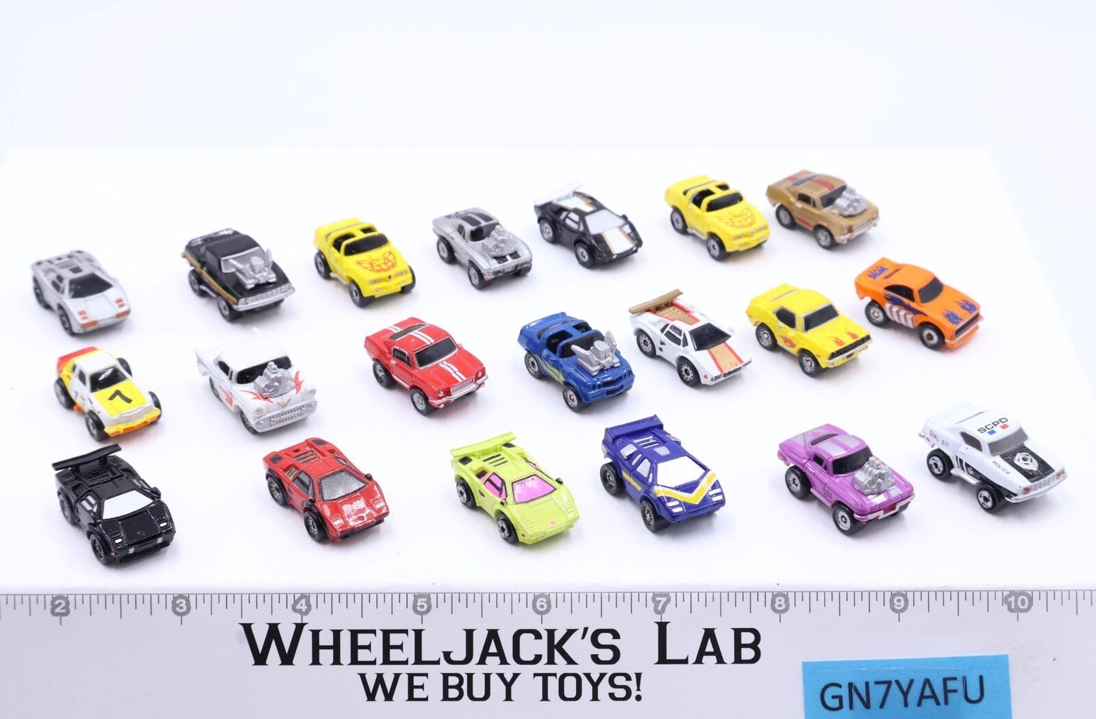 Lot of 20 Misc Car/Trucks/Vehicles 1988-89 Vintage Galoob Micro ...