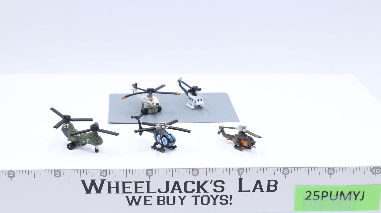 Lot of 5 Helicopters Micro Machines 1988-89 Galoob Vintage - Wheeljack ...
