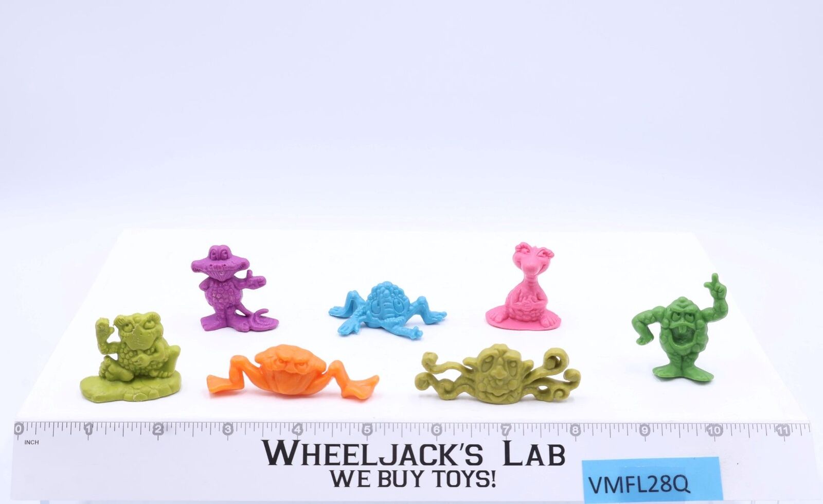 Complete Set of 7 Freakies Cereal Premiums 1970s Ralston Solid PVC ...