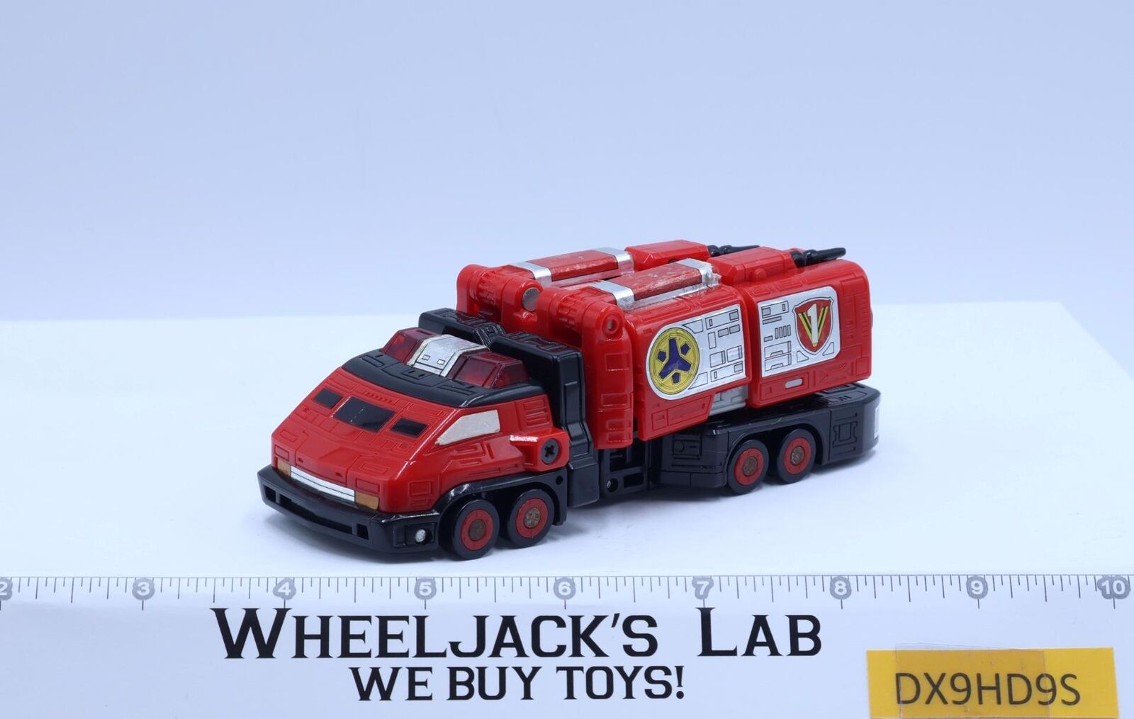 Red Fire Truck Power Rangers 1999 Bandai Lightspeed Rescue Deluxe Pyro ...