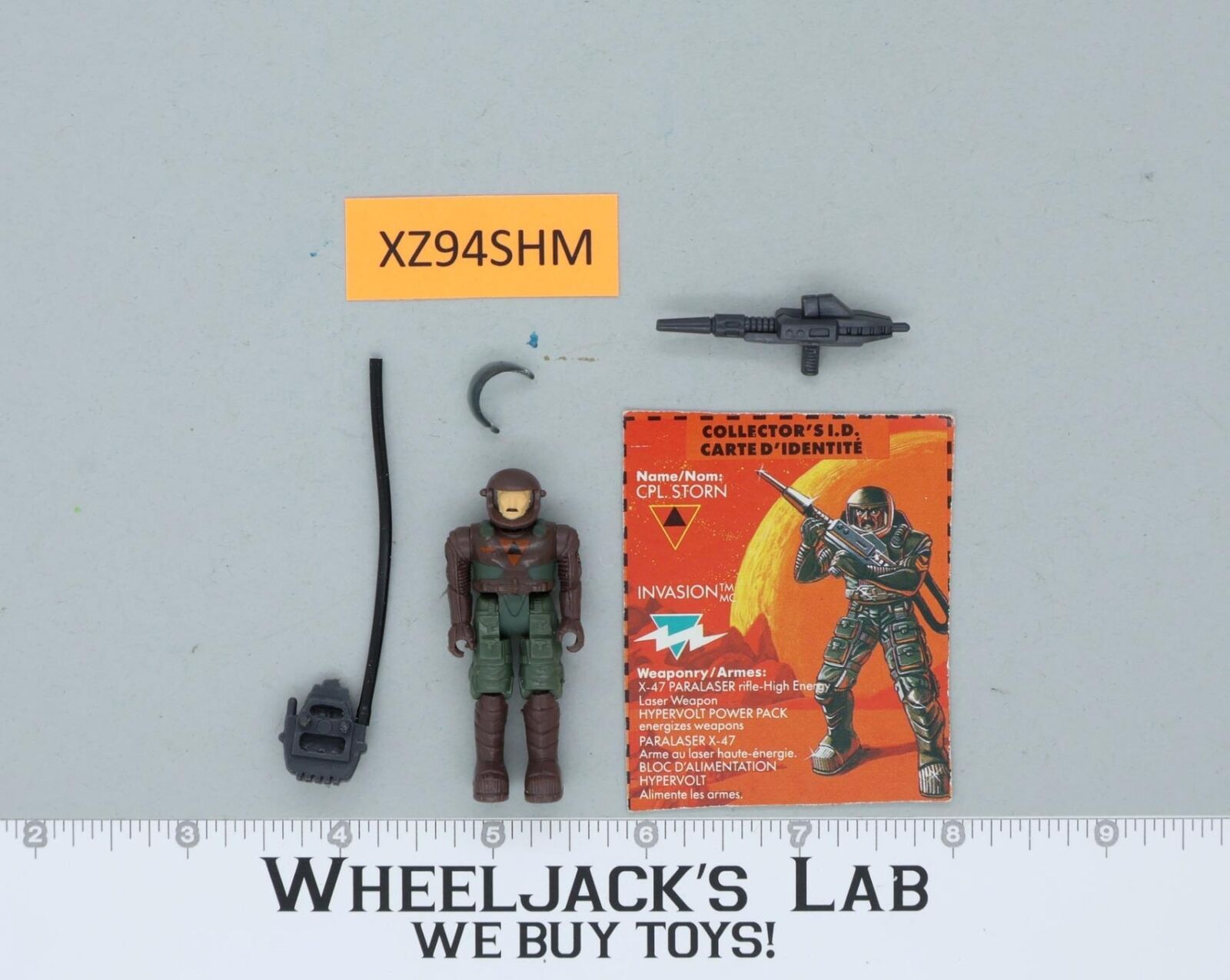 CPL. Storn 100% Complete Starcom 1986 Coleco Action Figure - Wheeljack ...
