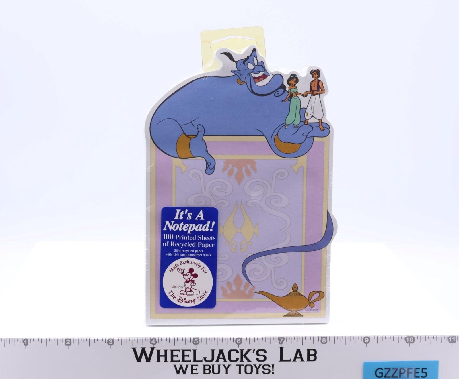 Aladdin Notepad 100 Sheets Disney Store NEW SEALED - Wheeljack's Lab