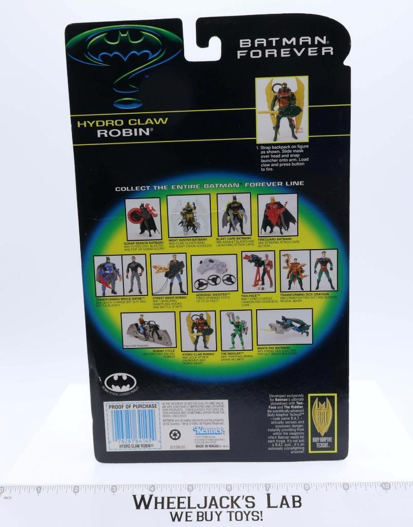 Hydro Claw Robin NEW MOSC Batman Forever Kenner 1995 Action Figure ...
