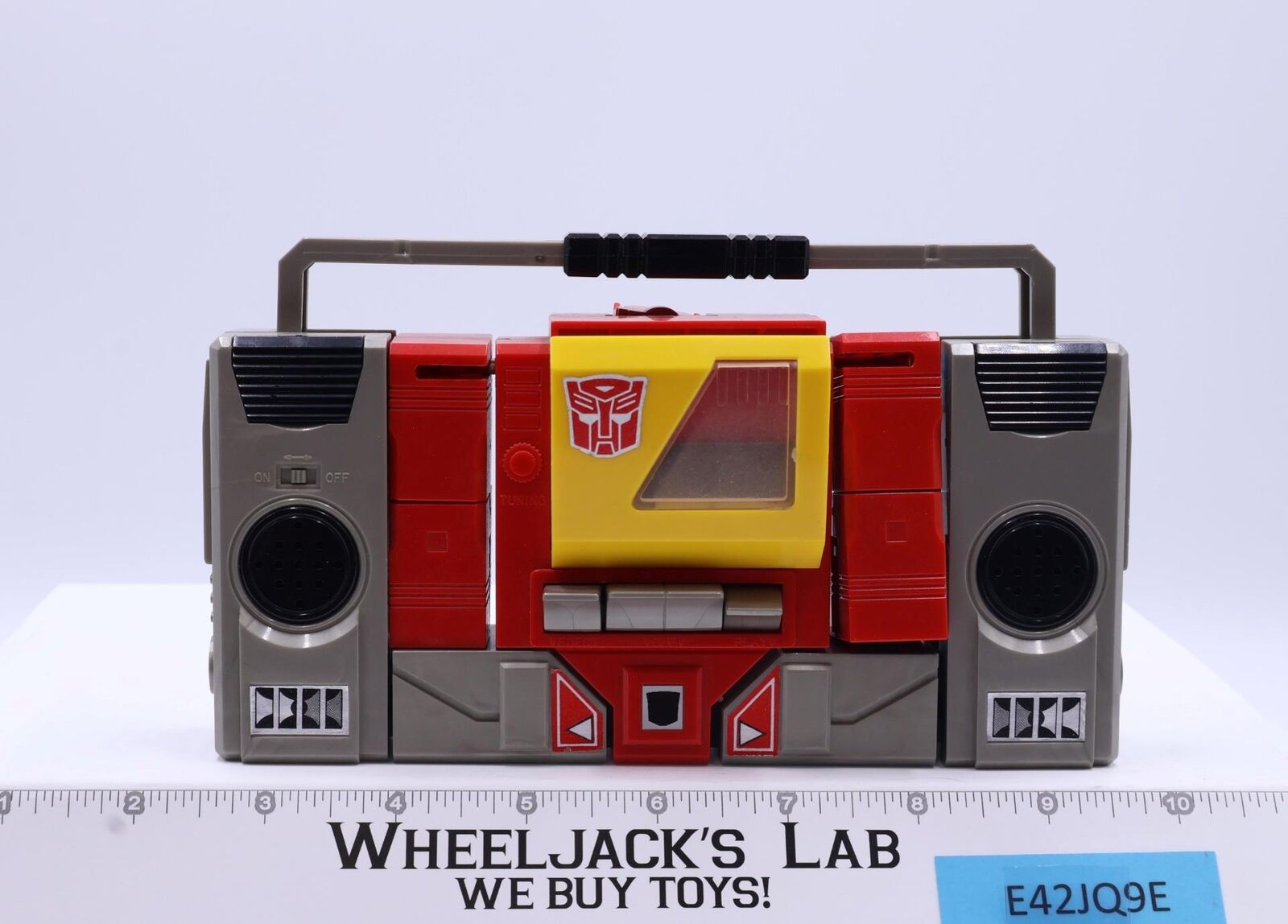 Blaster 1985 Vintage G1 Transformers Boombox Action Figure - Wheeljack ...