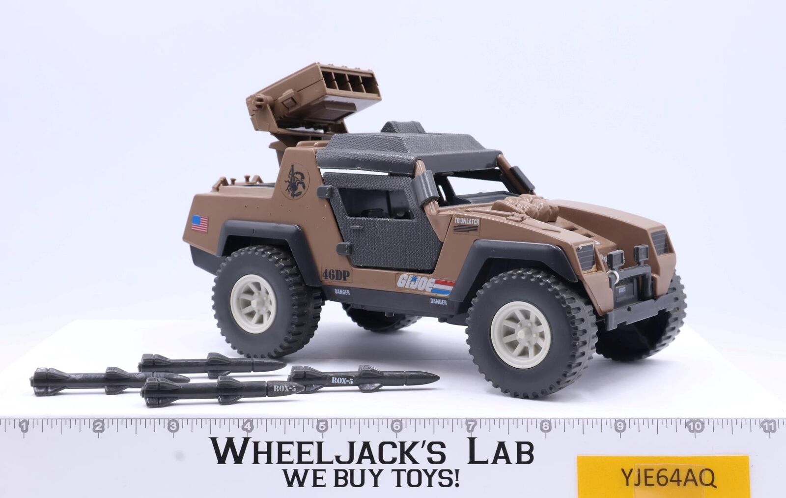 Vamp Mark II Attack Jeep 100% Complete GI Joe 1984 Hasbro Action Figure ...