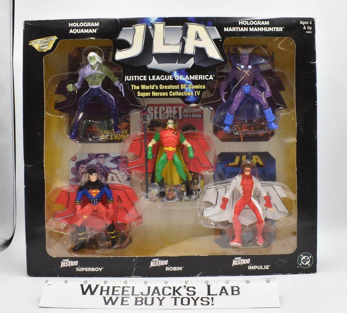 JLA Super Heroes Collection IV 4 Hasbro Justice League Of America MISB ...