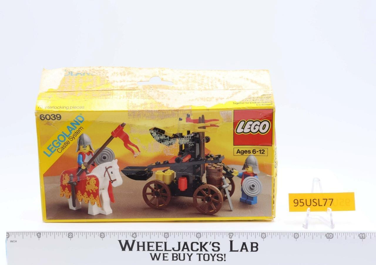 #6039 Twin-Arm Launcher 100% Complete Lego 1987 Lion Knights Castle ...