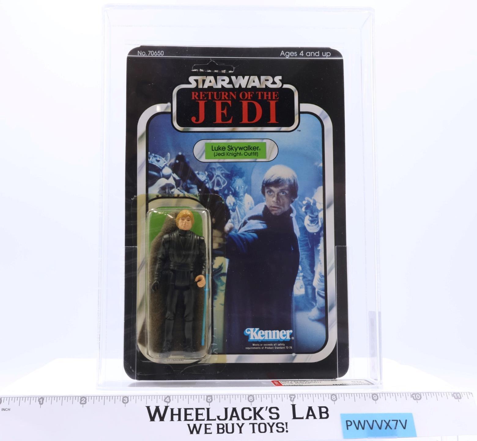Luke Skywalker Jedi Knight AFA GRADED 80 65 Back-A Star Wars ROTJ ...