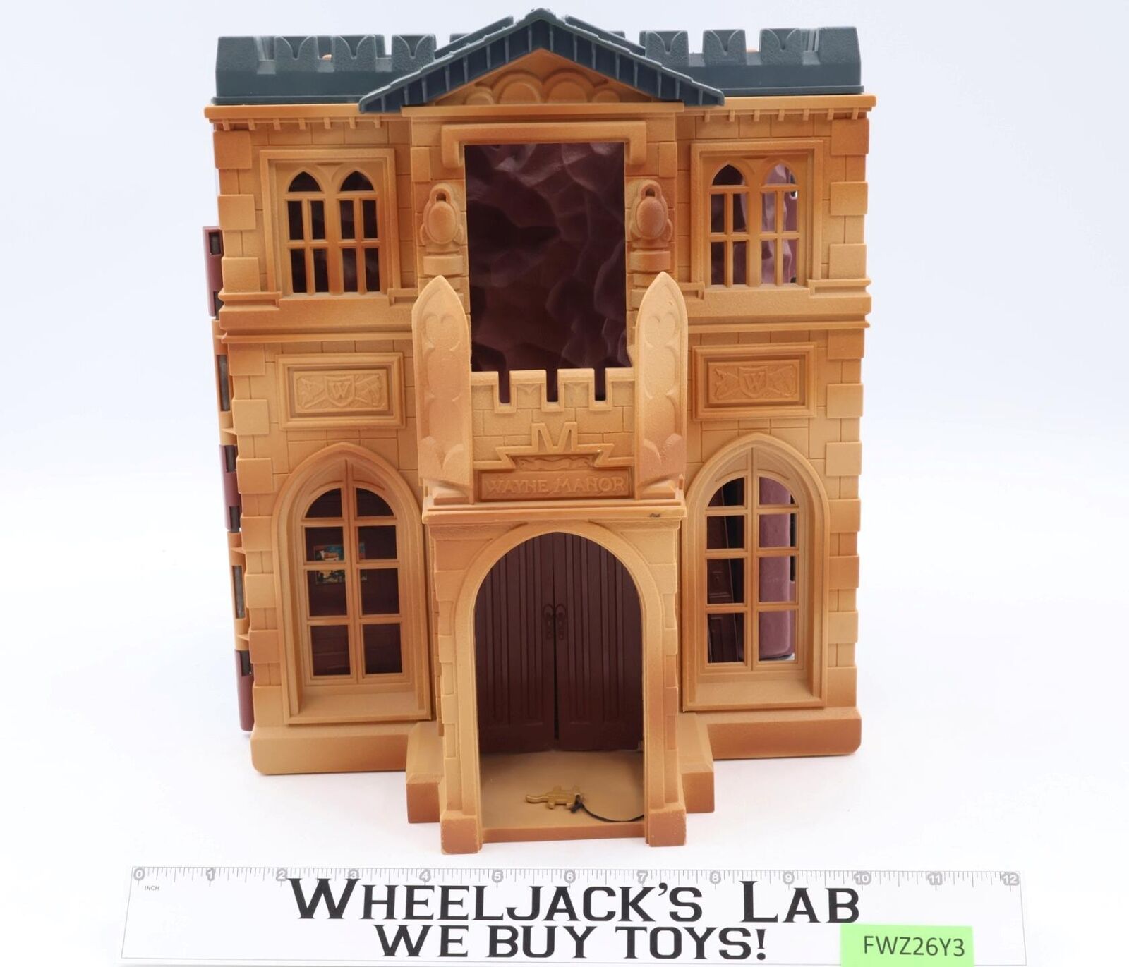 Wayne Manor Bat Cave Command Center Complete Batman 1991 Kenner Playset ...