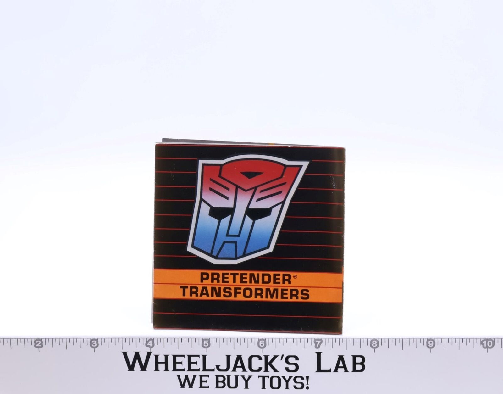 Pretender Micromaster Insert Catalog Brochure 1988 G1 Transformers ...