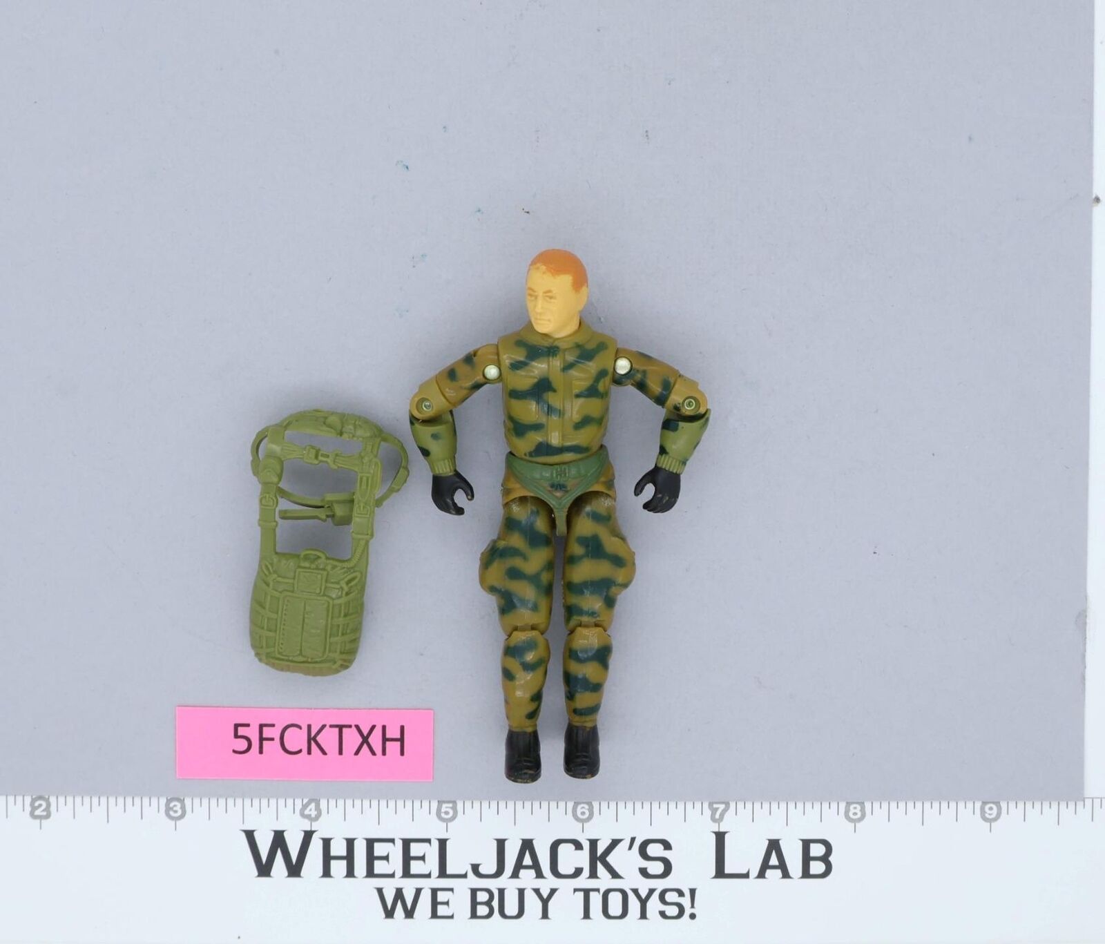 Rip Cord V1 G.I. Joe 1984 Hasbro Vintage Action Figure - Wheeljack's Lab