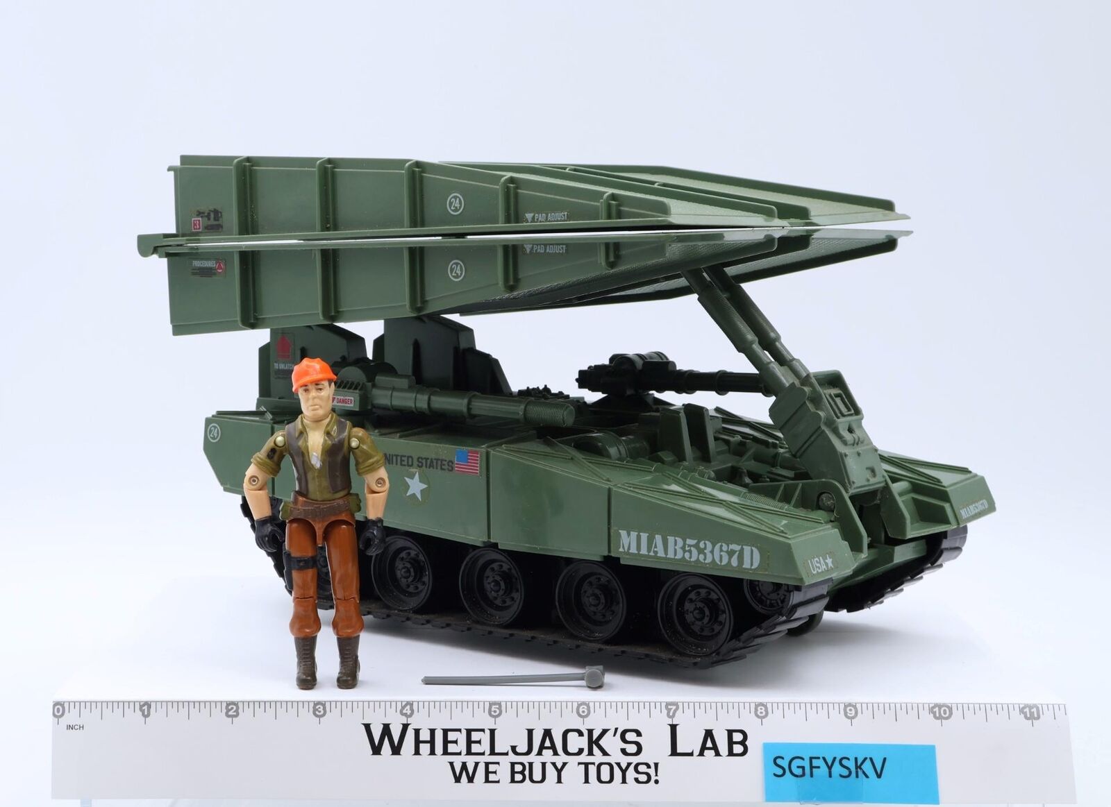 Bridge Layer W/ Tollbooth 100% Complete G.I. 1984 Joe Hasbro Vintage ...