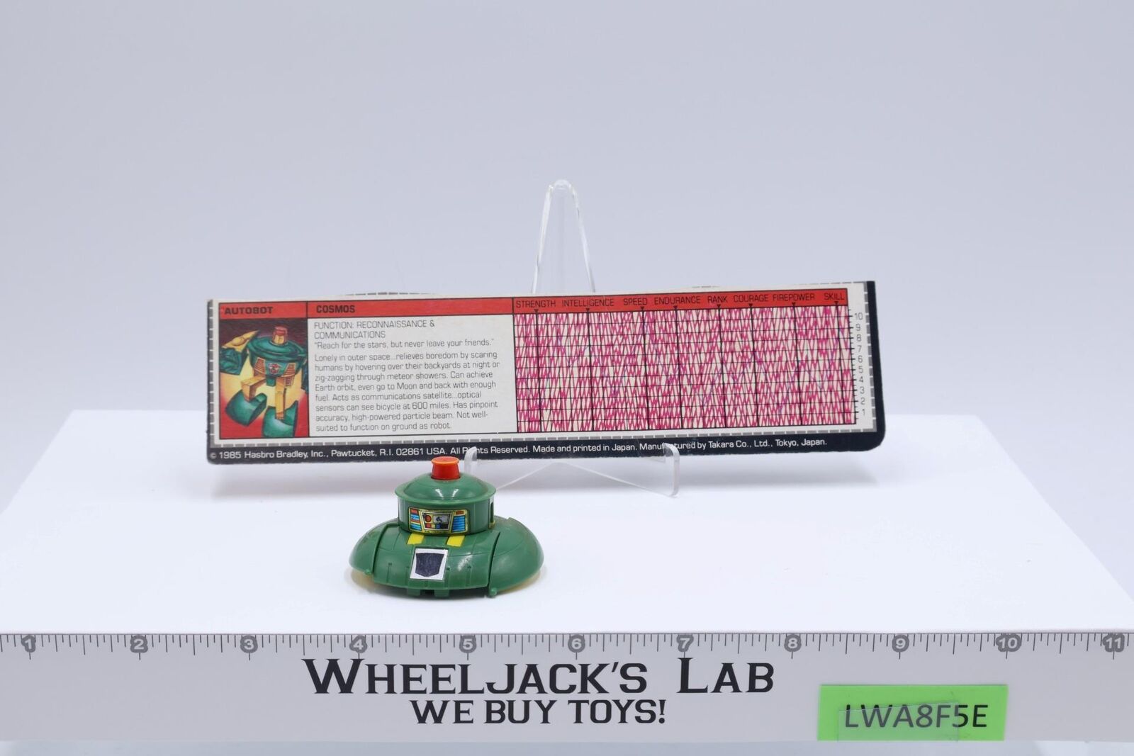 Cosmos 100% Complete Vintage 1985 G1 Transformers Hasbro Action Figure ...