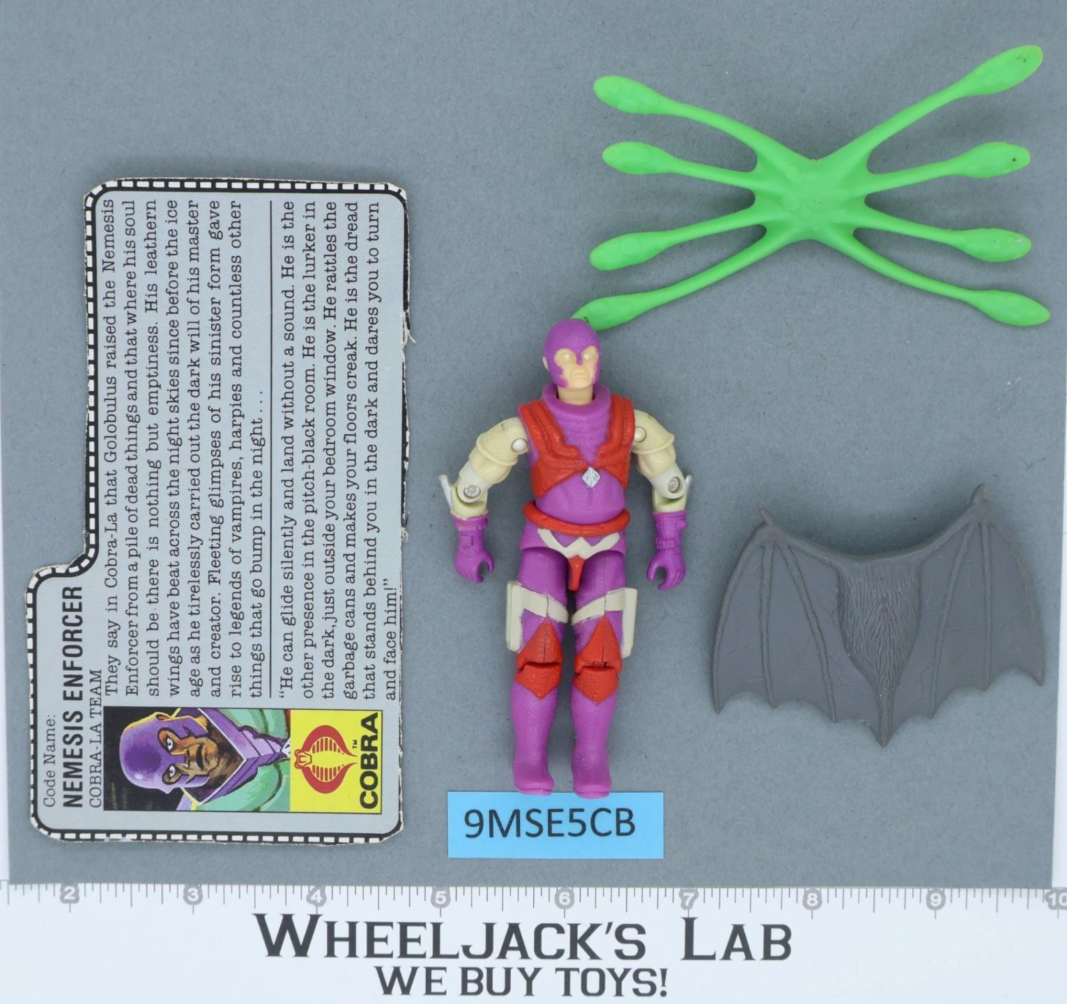 Nemesis Enforcer V1 100% Complete G.I. Joe 1987 Hasbro Vintage Action ...