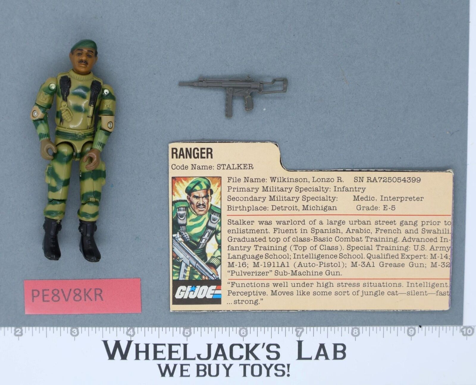 Stalker V1.5 Swivel Arm 100% Complete G.I. Joe 1983 Hasbro Vintage ...