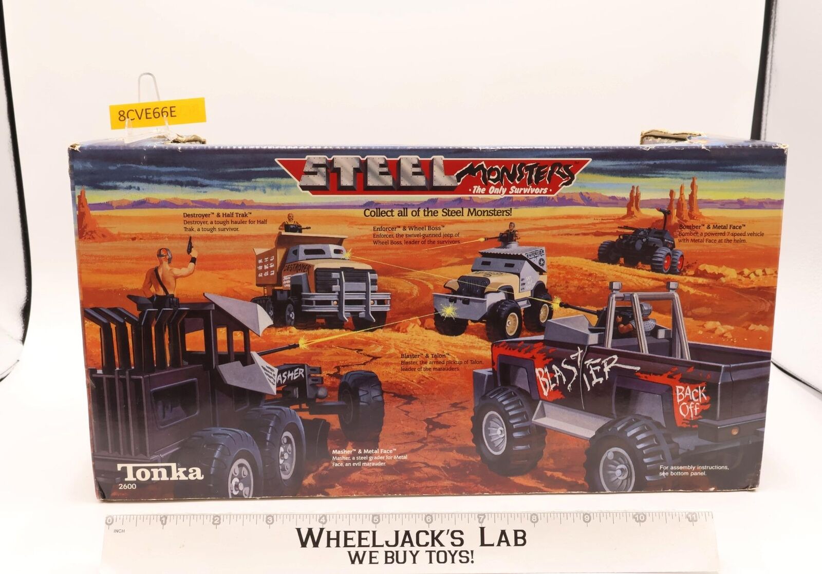 Enforcer 100% Complete Steel Monsters 1986 Tonka Vintage Action Figure ...