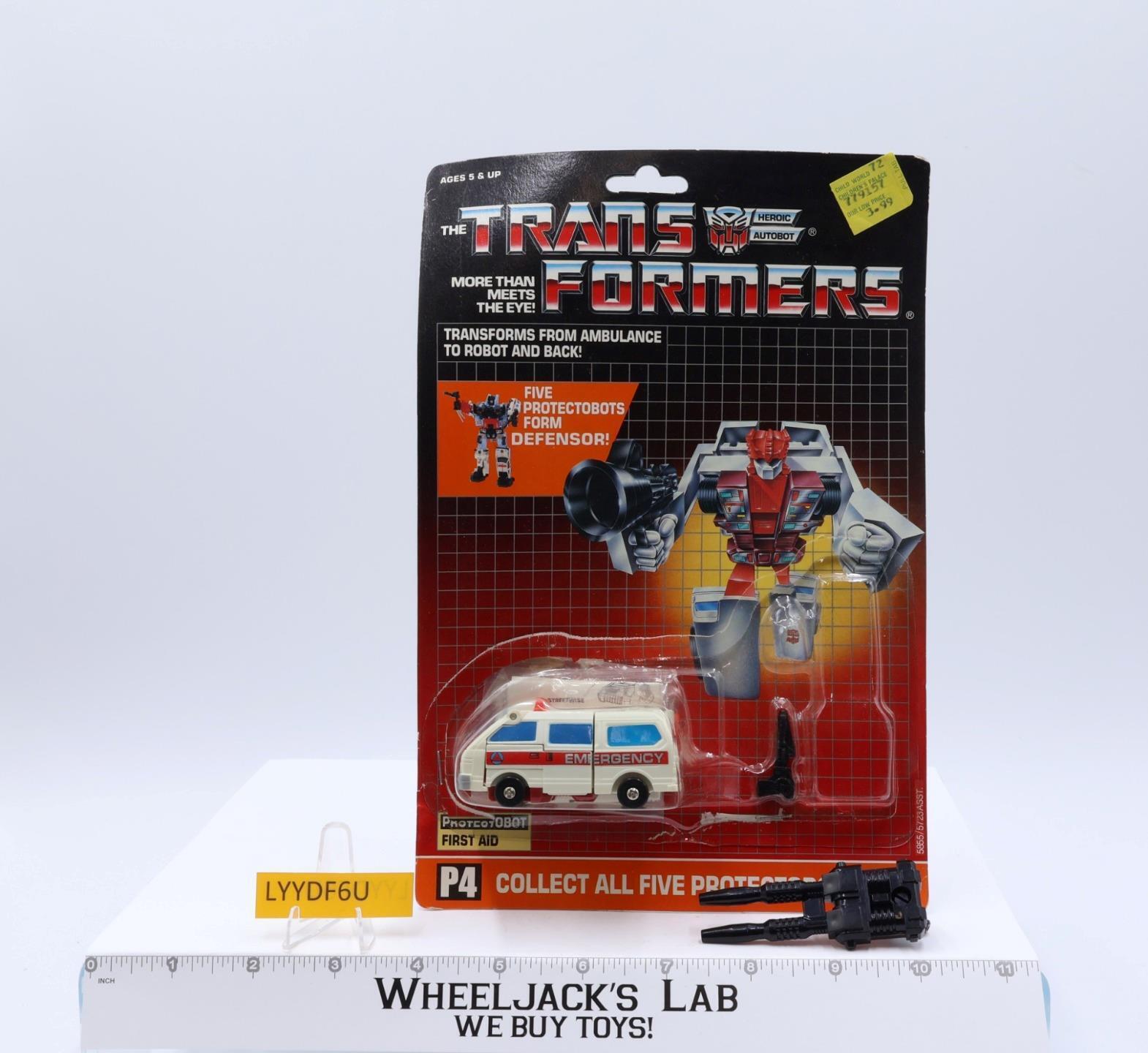 First Aid 100% Complete W/CARDBACK & BUBBLE G1 Transformers Action ...