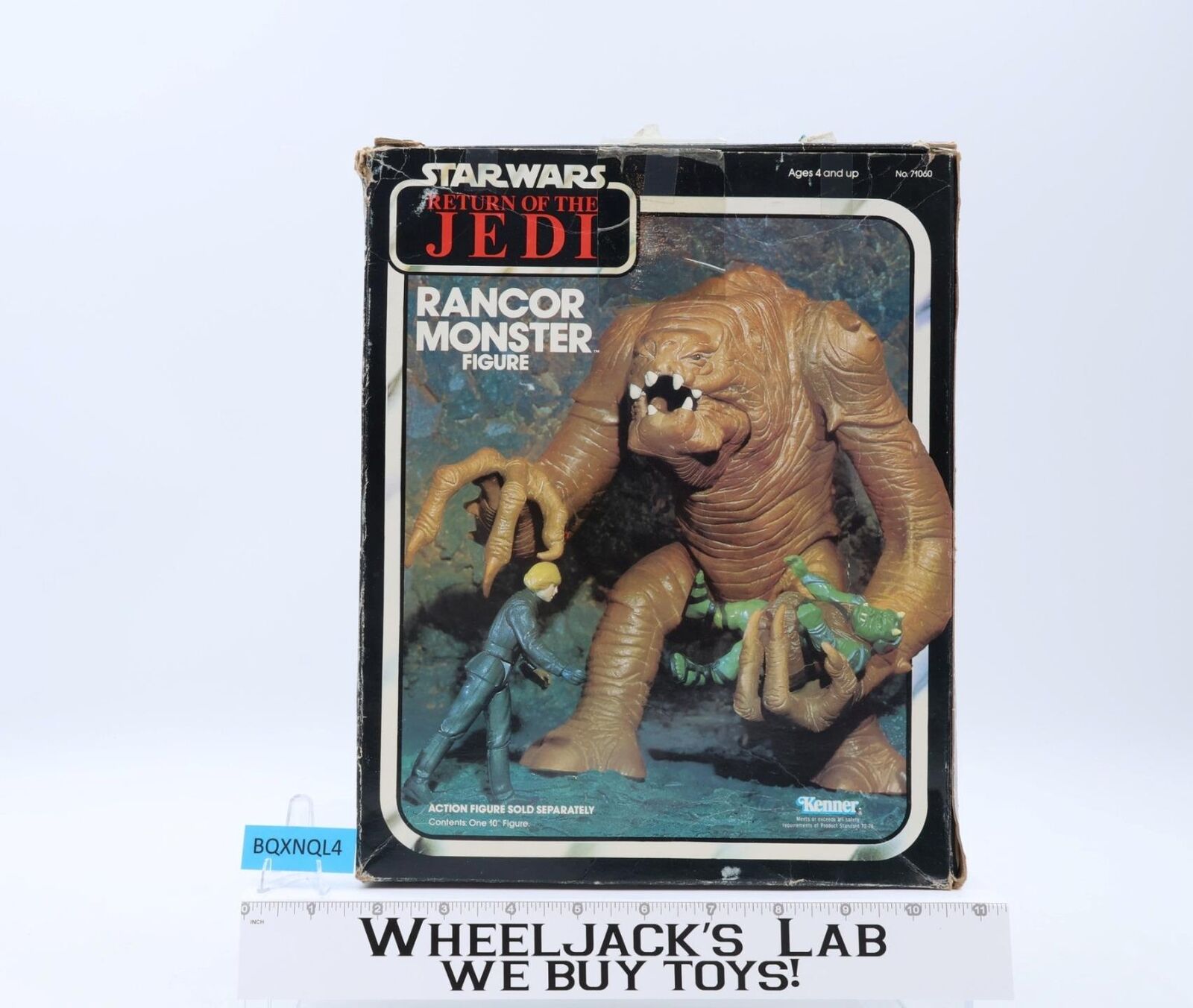 Rancor Monster 100% Complete W/Box Star Wars ROTJ 1984 Kenner Action ...