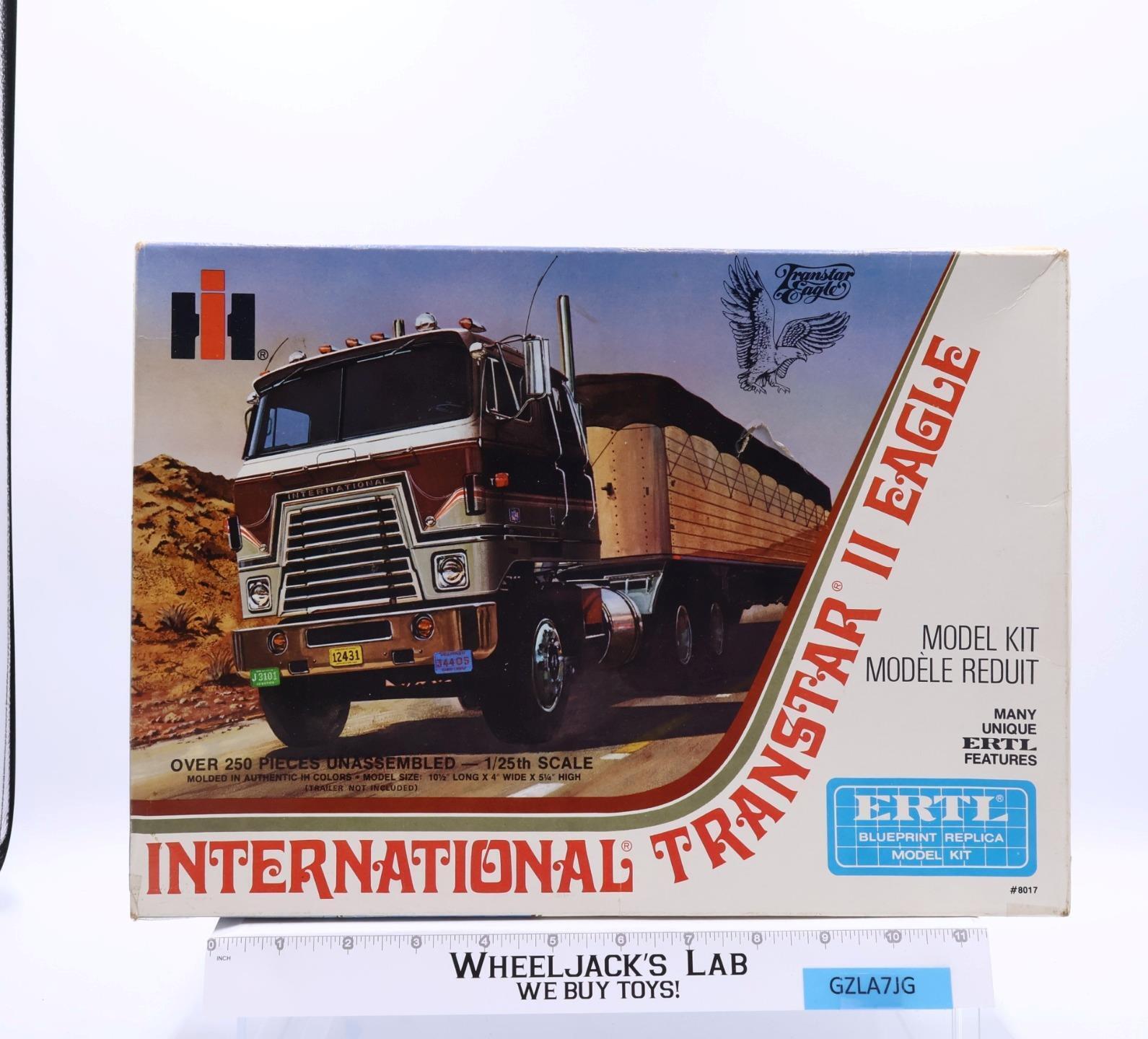 #8017 International Transtar II Eagle ERTL 1:25 Model Kit NEW ...