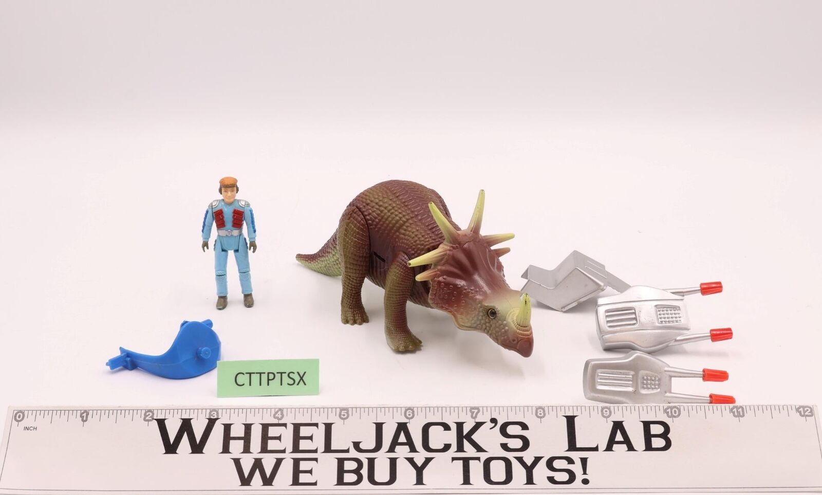 Styracosaurus W/Turret Dino Riders 1987 Tyco Toys Vintage Action Figure ...