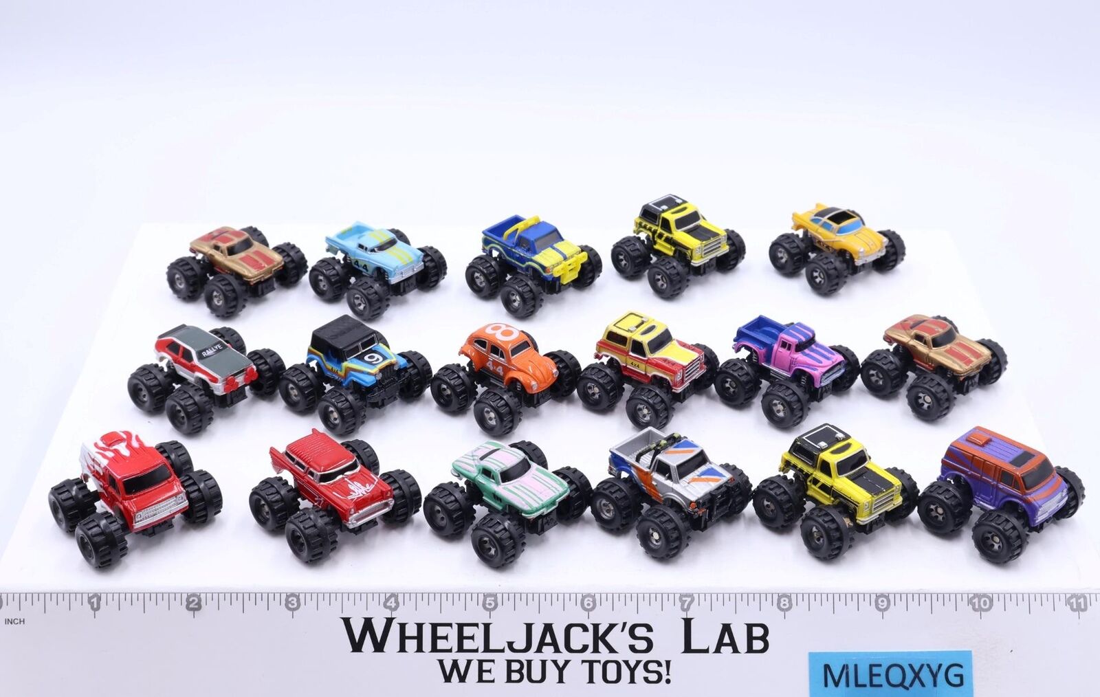 Lot of 17 Monster Trucks 1988-89 Vintage Galoob Micro Machines ...