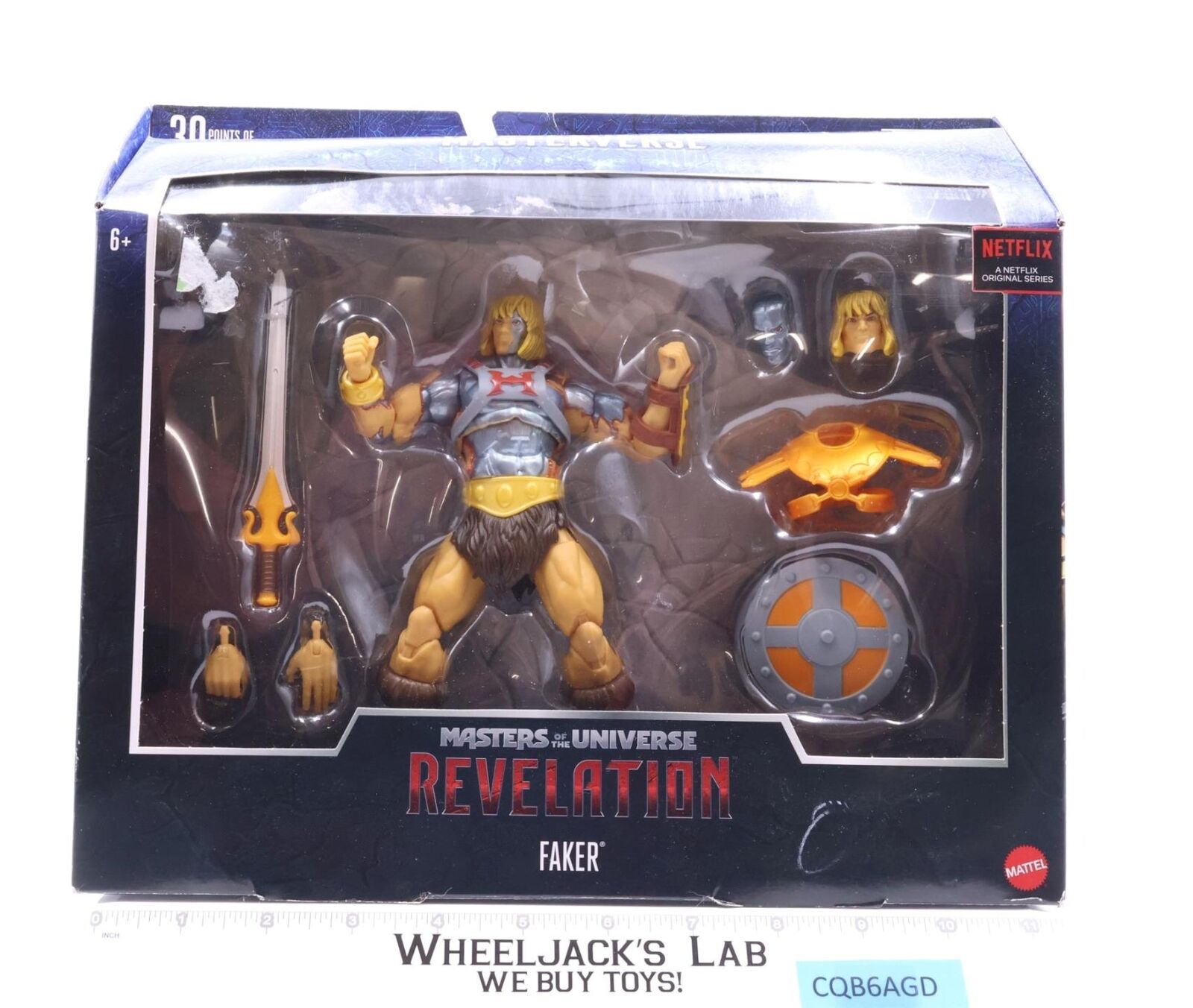 Faker Masters of the Universe Masterverse Revelation Netflix Mattel ...