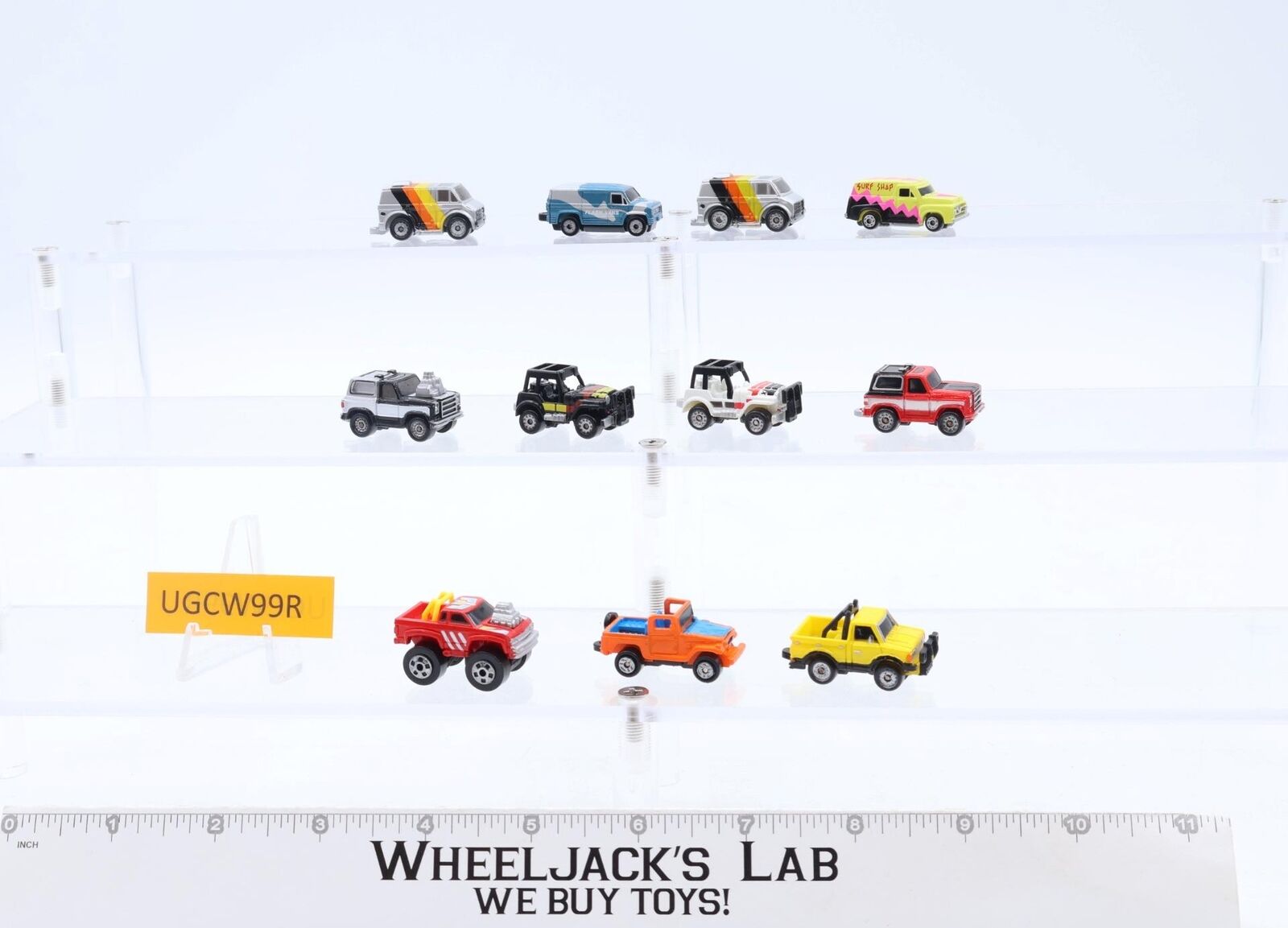 Lot of 11 Micro Machines Vehicles Cars Vans Trucks 1980's Vintage ...