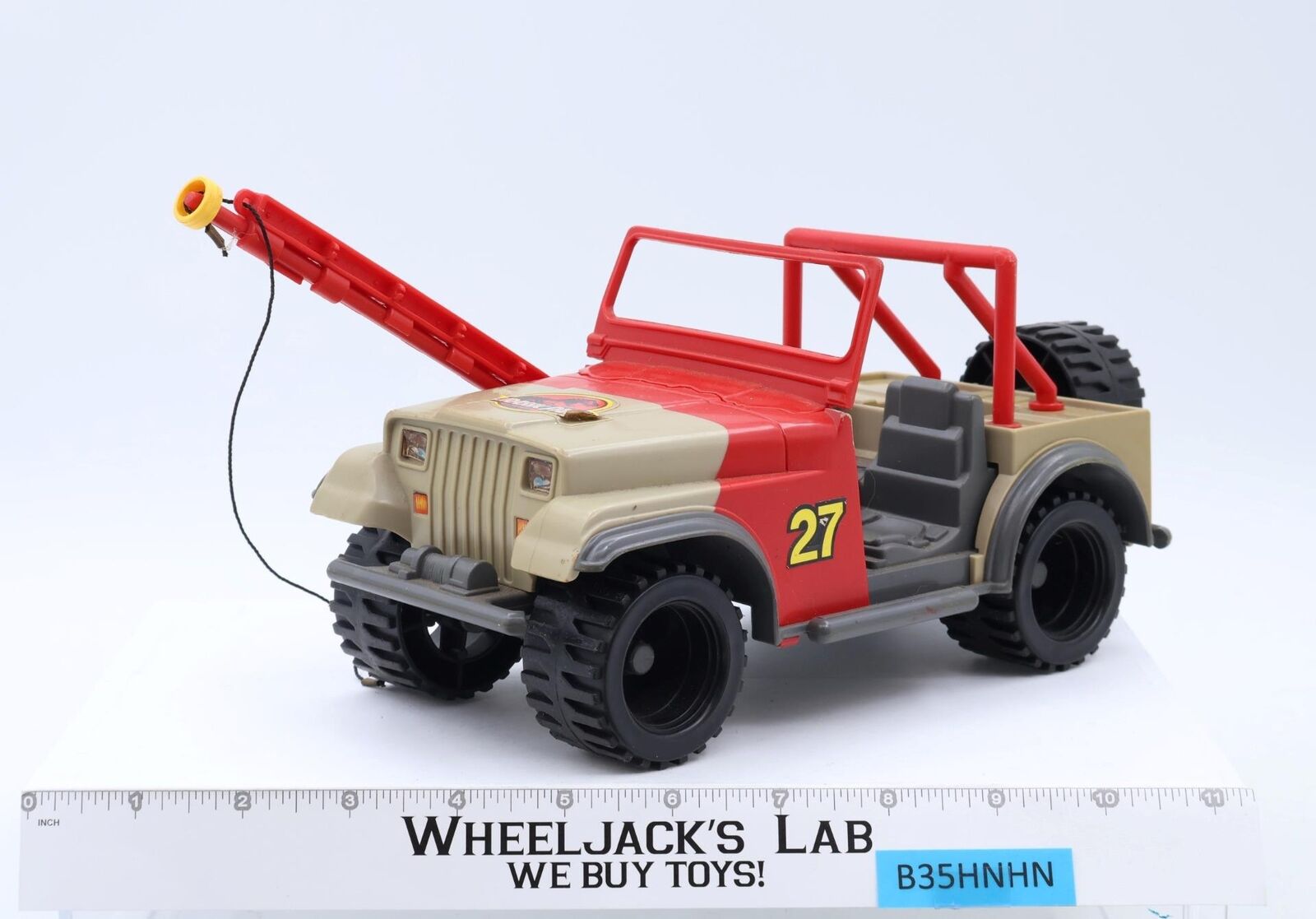 Bush Devil Tracker Jeep Action Figure Vehicle 1993 Jurassic Park ...
