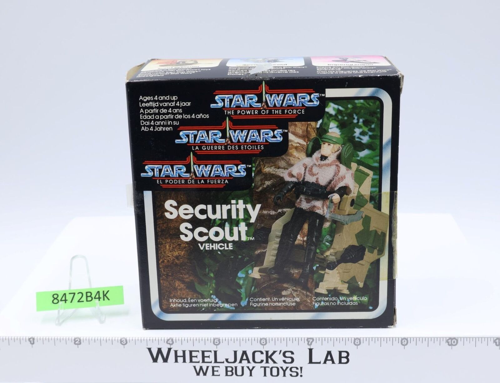Security Scout Tri-Logo Star Wars POTF 1983 Palitoy Vehicle NEW SEALED - Wheeljack's Lab
